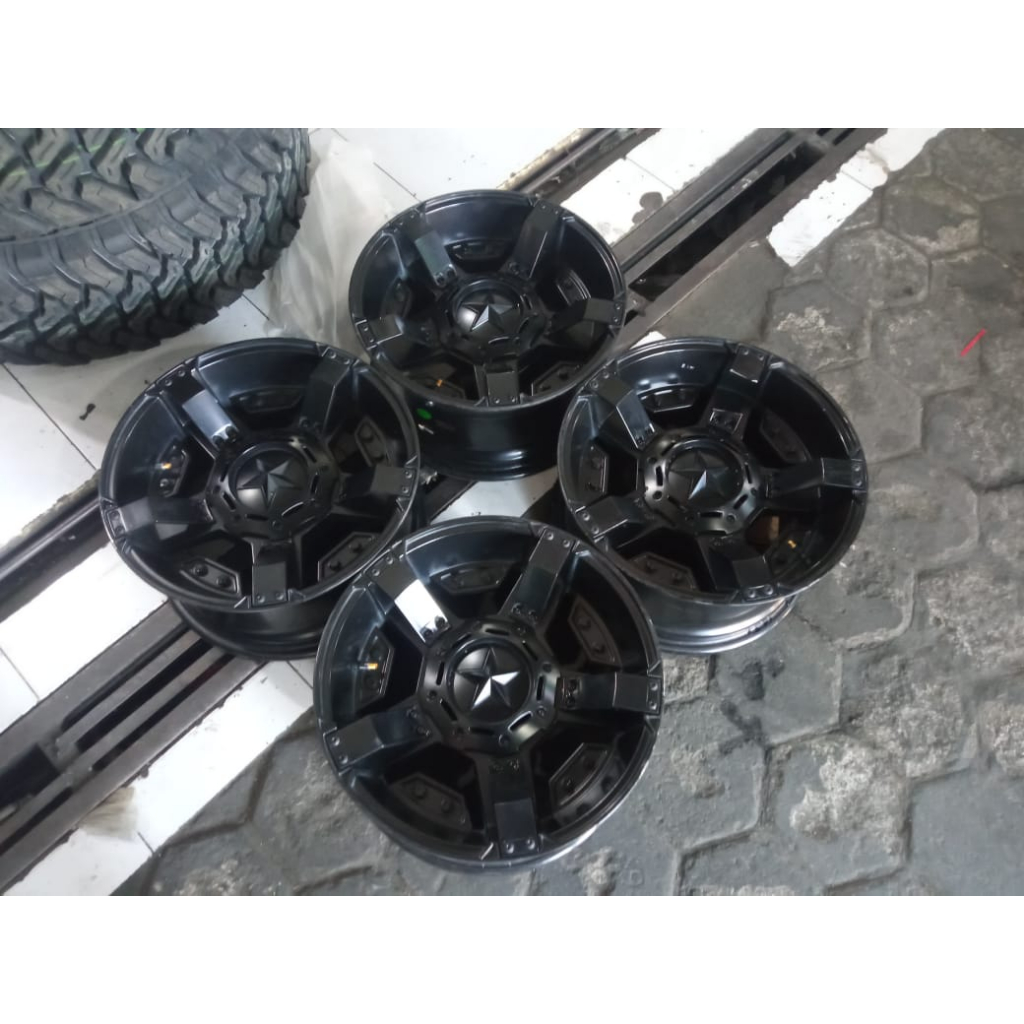 Jual Velg Mobil Bekas Ring 16 HSR RASTA Velg Offroad R16 Terios Rush ...