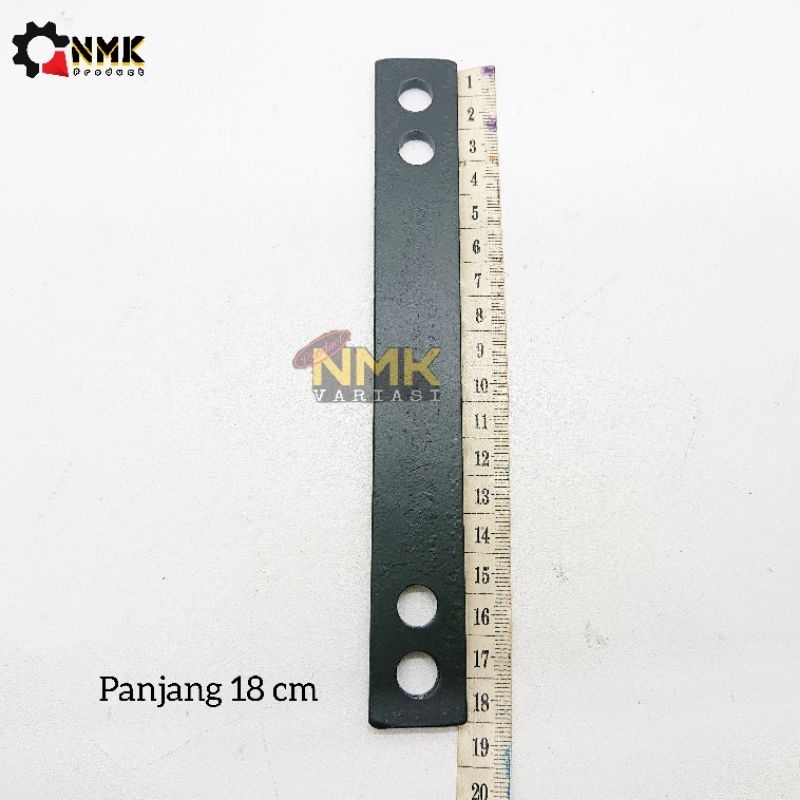 Jual Breket Knalpot Plat Besi Tebal Lubang 10mm Lurus Universal Motor ...