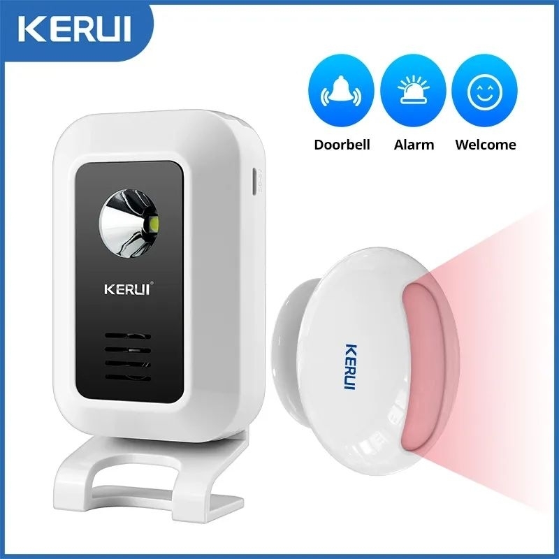Jual Kerui M7 Host Alarm + P827 Pir Motion Sensor Alarm Toko Rumah ...