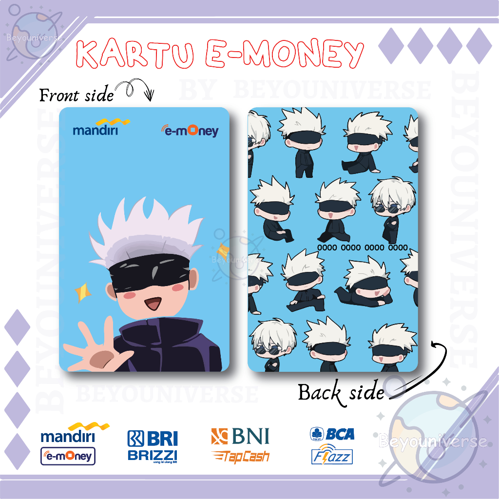 Jual Kartu e-toll/MRT E-money Mandiri BCA Tapcash BNI Brizzi BRI Gojo ...