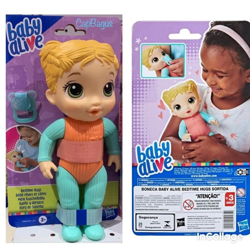Jual Baby Alive Bedtime Hugs BabyAlive Bed Time Hug Baby Doll Boneka ...
