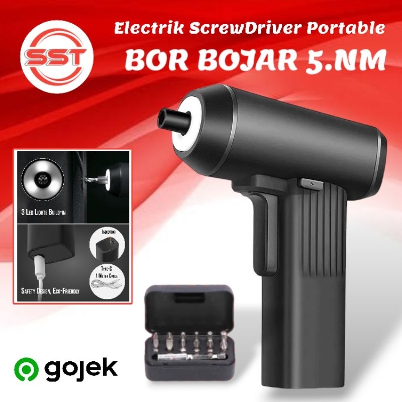 Jual Bor Obeng Cordless Screwdriver Bor Obeng Baterai Carger 12in1