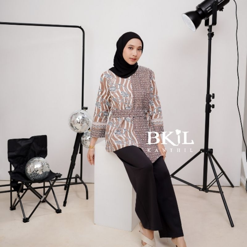 Jual KANTHIL Baju Batik Wanita Couple Motif Fatma | Shopee Indonesia