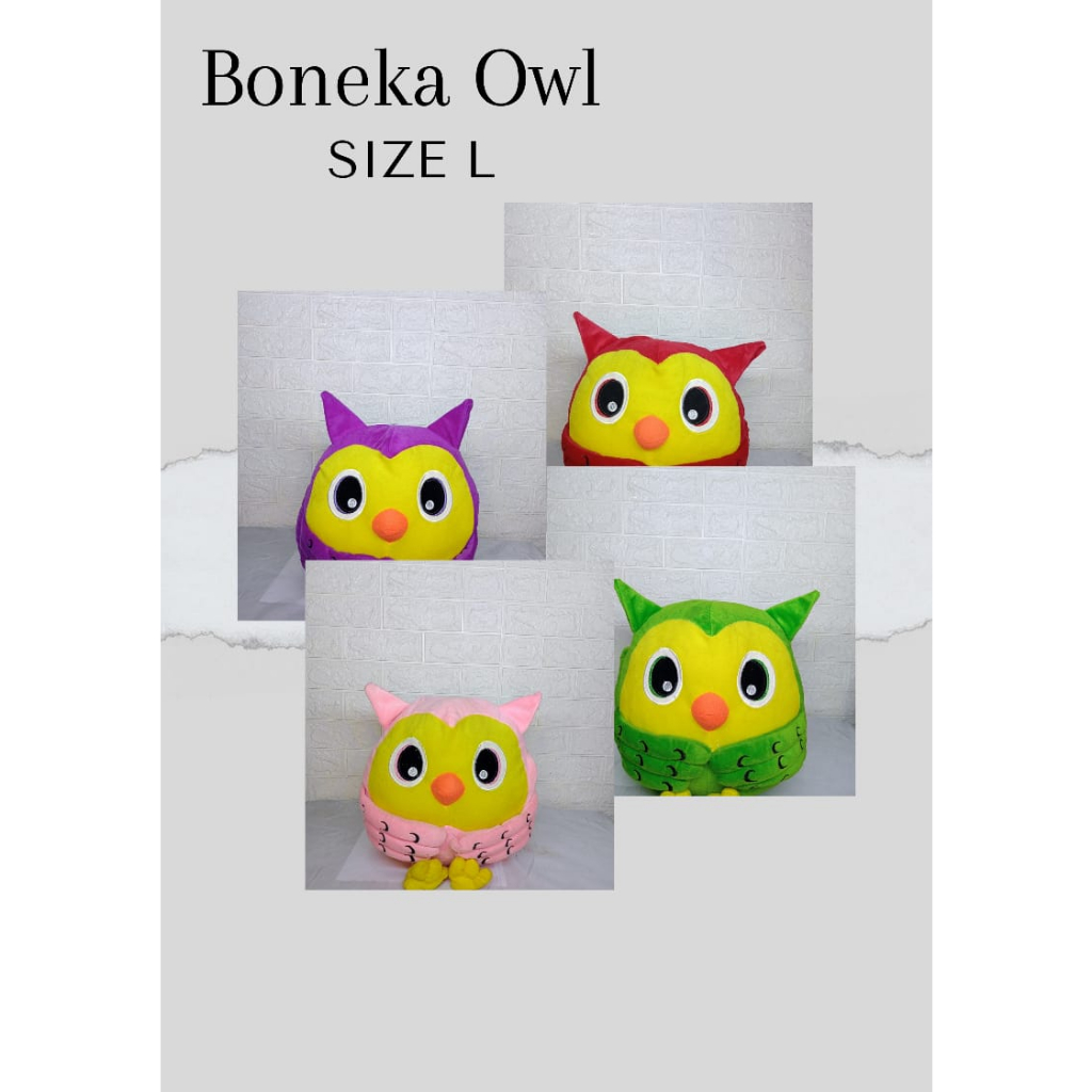 Jual Boneka Owl lucu Boneka burung hantu halus ;lembut | Shopee Indonesia