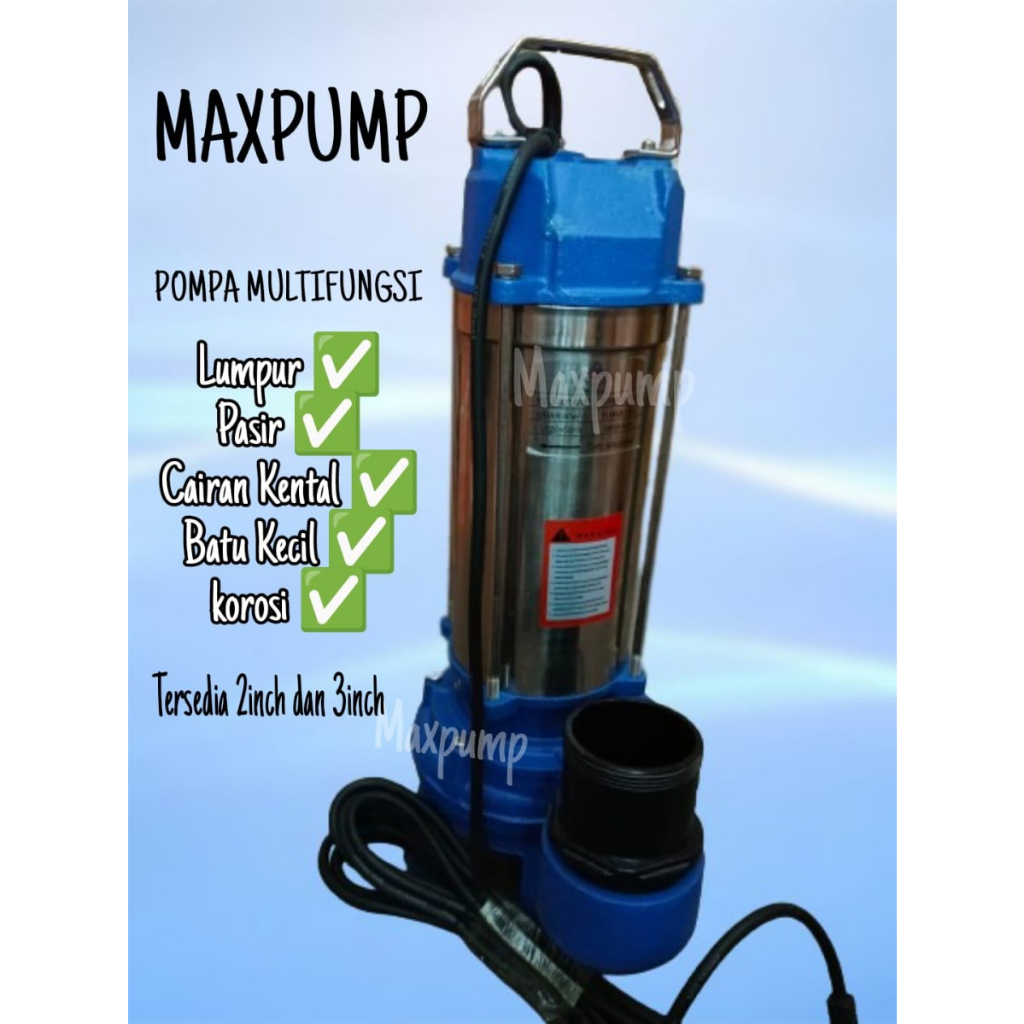 Jual Pompa Celup air kotor / Pompa lumpur Pasir 2inch Submersible Pompa ...
