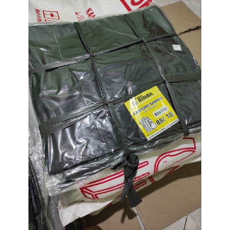 Jual Kantong Sampah Plastik RAJA RIMBA ukuran 80x110 (Pengganti Cap ...