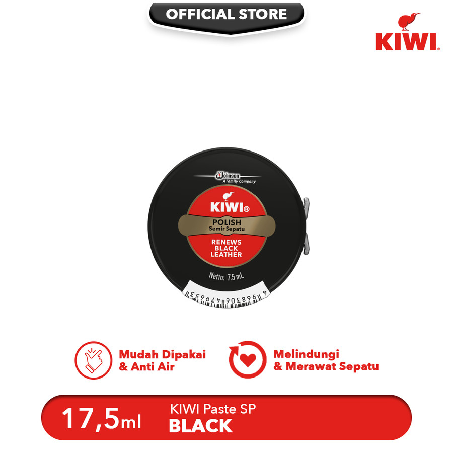 Jual KIWI Paste SP Black 17,5ml Semir / Perawatan sepatu Klasik Kulit Hitam | Shopee Indonesia