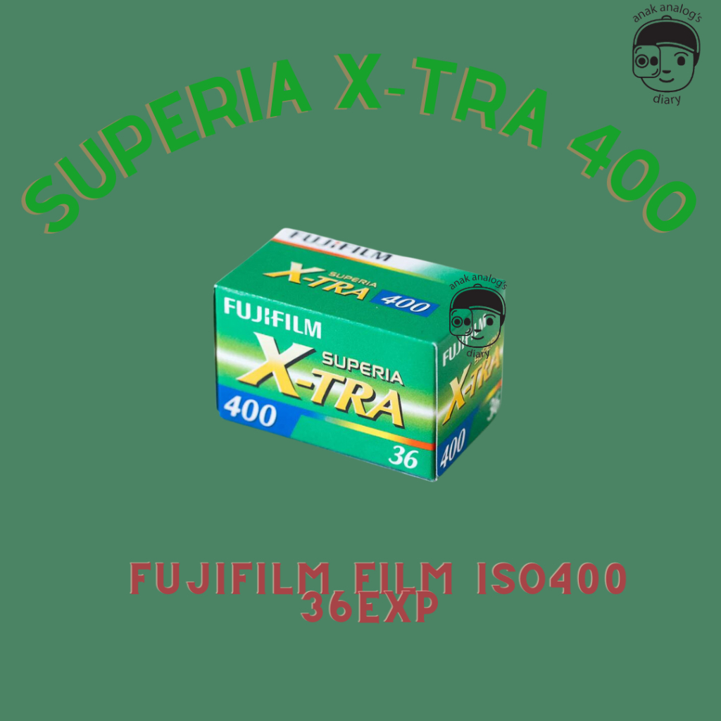 Jual Fujifilm Superia X-Tra 400 Roll Film Superia Kamera Analog 36exp ISO 400 Roll Film Color ...