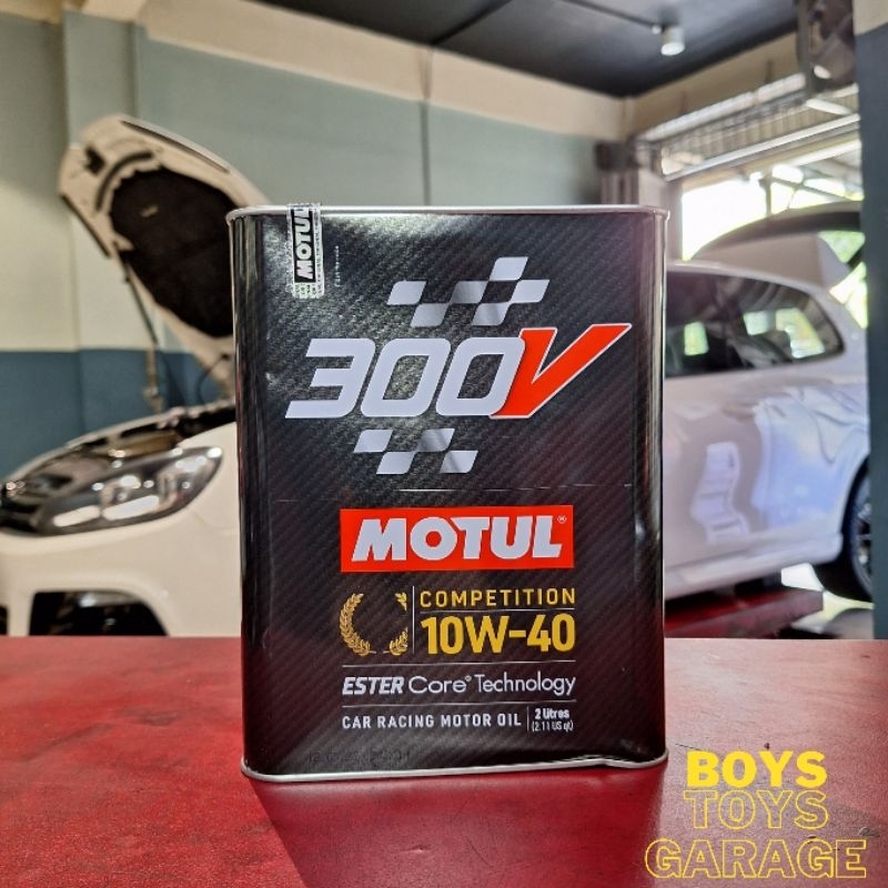 Jual Oli Racing MOTUL 300V 10W40 Competition 2 Liter/Botol 100% ...