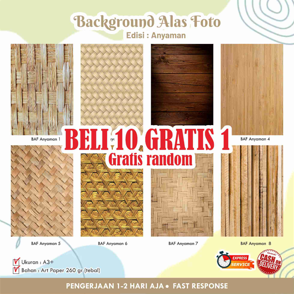 Jual Alas foto A3+ model ANYAMAN | Shopee Indonesia