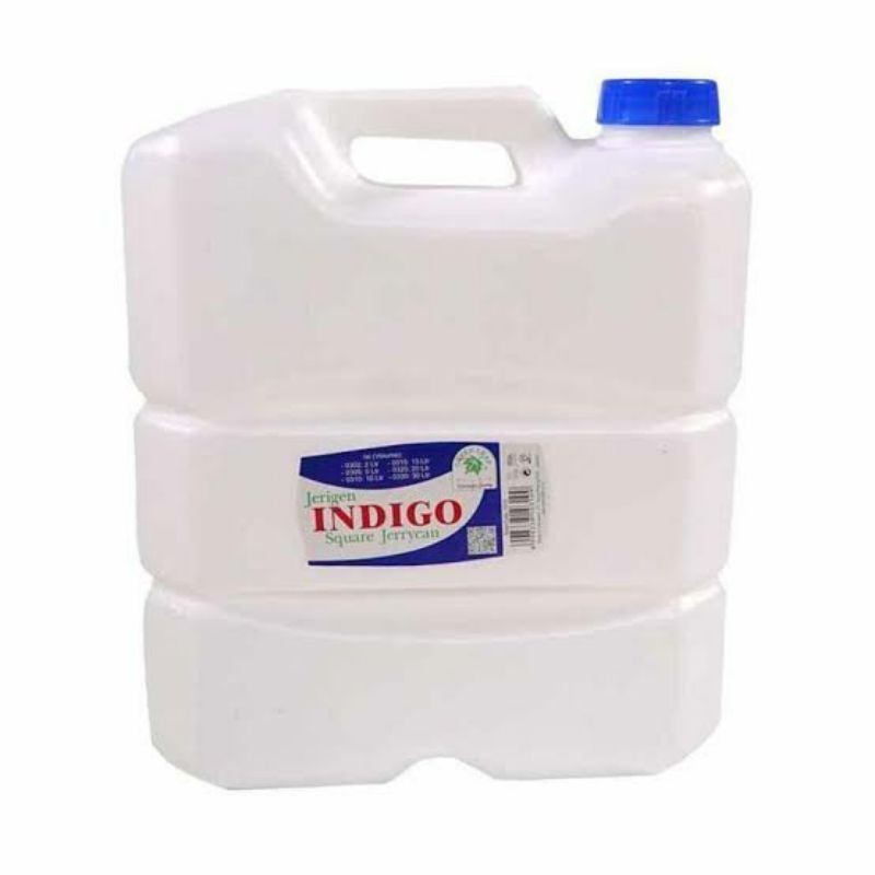 Jual Green Leaf 0310 Jerigen Air Segi 10 Liter Indigo Dirigen Plastik ...