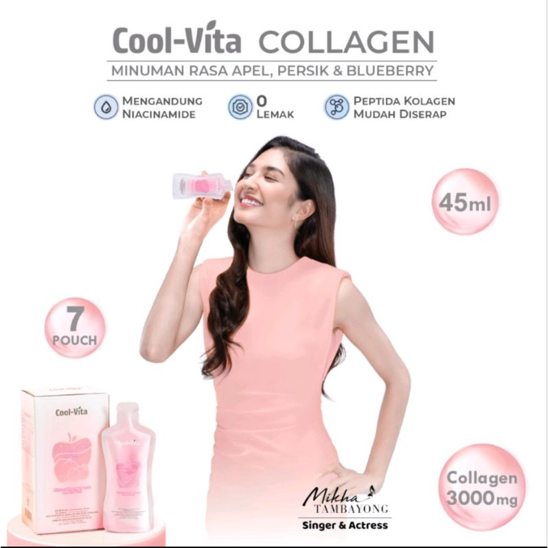 Jual Cool Vita Milk Calcium Collagen Coolvita Suplemen Tablet Kunyah ...