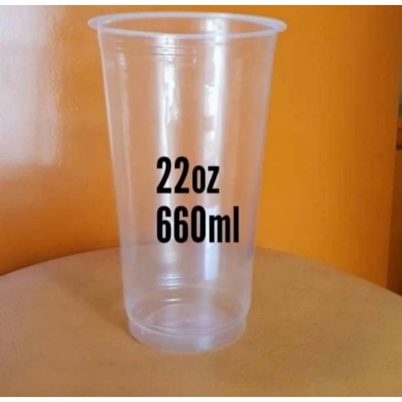 Jual Gelas Plastik Cup Bening uk.22oz tanpa tutup (1roll isi 50pcs ...