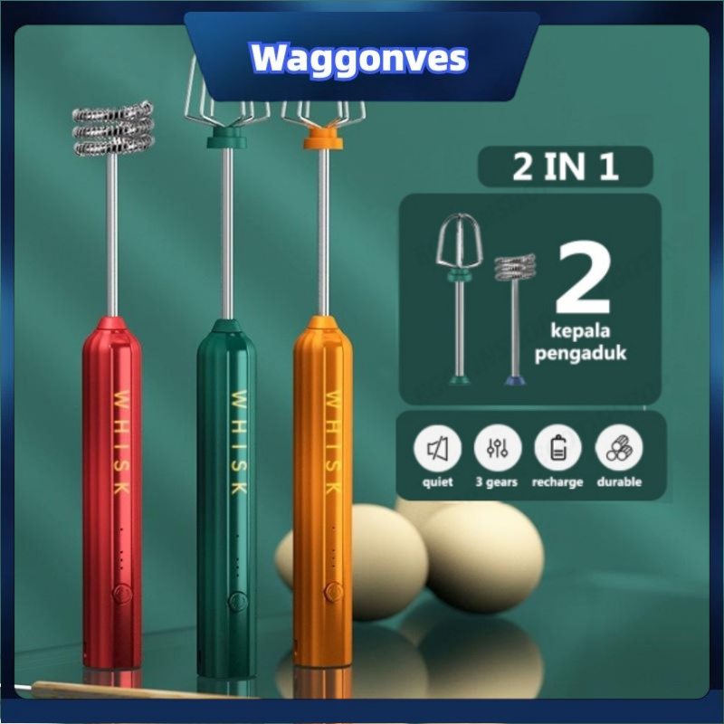 Jual Portable Handheld Milk Frother Pengocok Telur Mixer Listrik USB ...