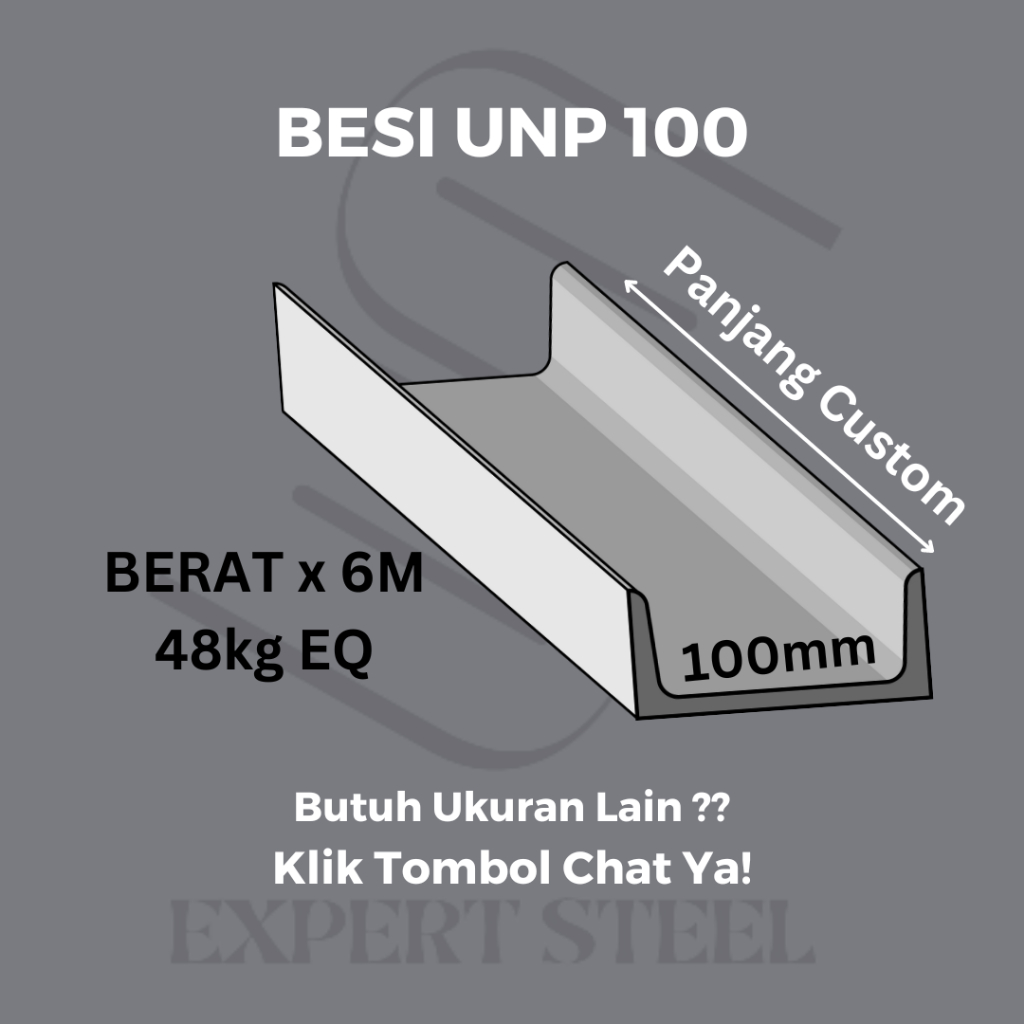 Jual UNP 100 X 1M (48KG) | Shopee Indonesia