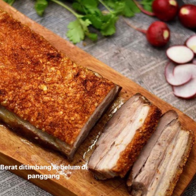 Jual babi panggang asli chinese / pork belly crispy / samcan kriuk ...