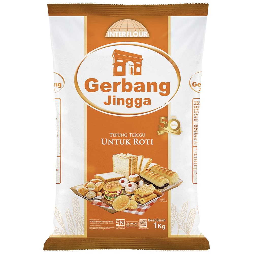 Jual Terigu GERBANG JINGGA 1kg | Tepung Terigu GERBANG JINGGA 1 kg ...