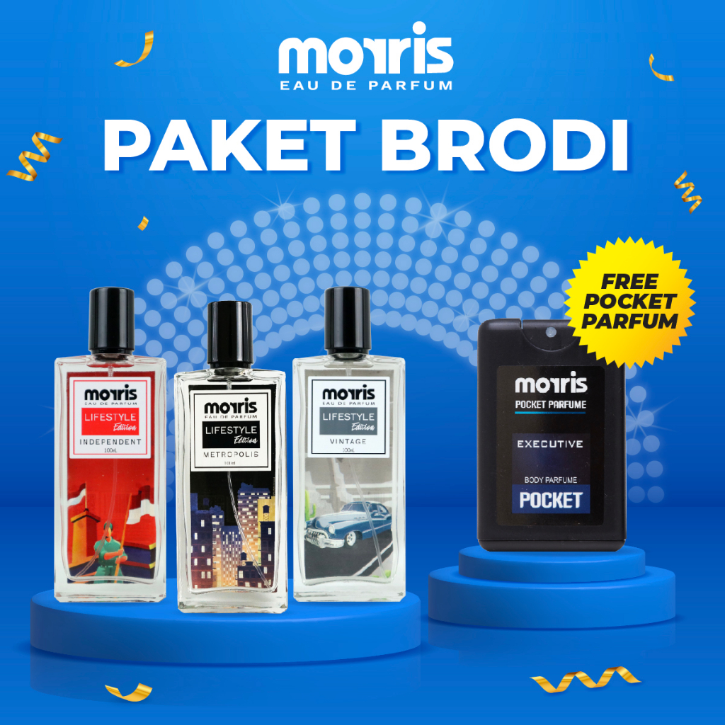 Jual [BUY 3 GET 4] Morris Bundle Special BRODI [Lifestyle Metropolis+Vintage+Independent] GRATIS ...