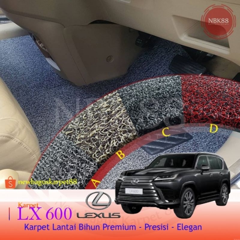 Jual KARPET MOBIL LEXUS LX 600 FULL SET MIE BIHUN PREMIUM | Shopee ...