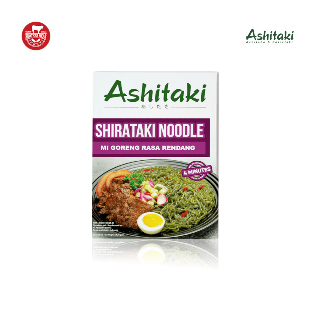 Jual ASHITAKI Mi Goreng Rendang, Shirataki Noodle | Shopee Indonesia