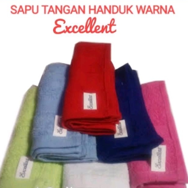 Jual sapu tangan handuk kecil - slampe handuk 25x25cm - handuk muka ...