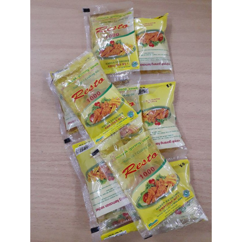 Jual Minyak Goreng Resto Renceng Ukuran 50ml Harga Per 1 Renceng ISi 10 ...