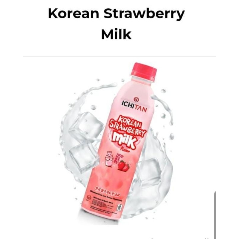 Jual ICHITAN KOREAN STRAWBERRY MILK | Shopee Indonesia