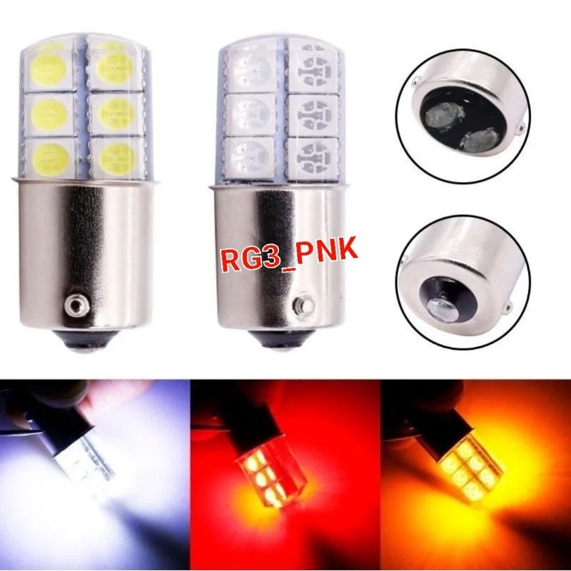 Jual Lampu stop Led 12mata kedap kelip/lampu stop led motor LED JELLY ...