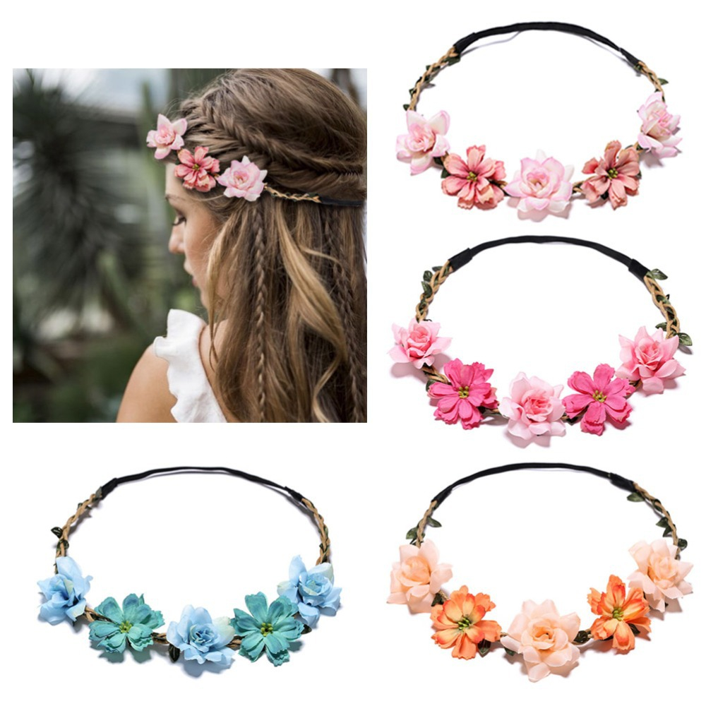 Jual Headpiece bunga warna warni elegan simple | Shopee Indonesia