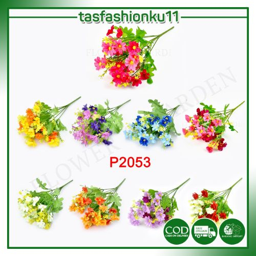 Jual COD / 1 Buket 7 Tangkai Bunga Daisy Imitasi Bahan Sutra untuk ...