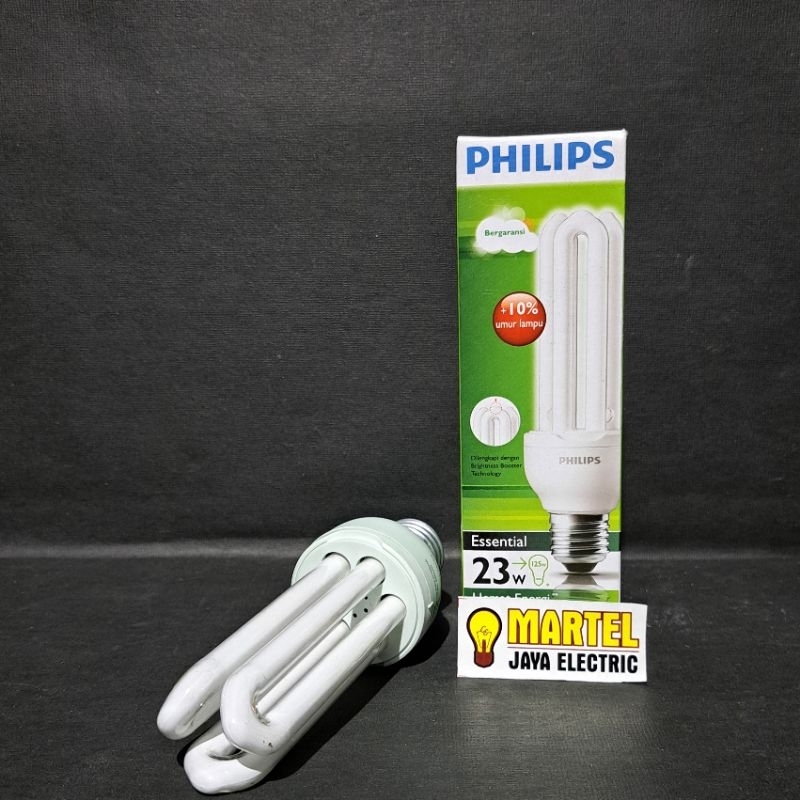 Jual Lampu philips essential 23W / PLC jari philips 23 WATT - putih ...