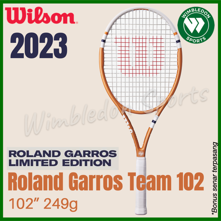 Jual Raket Tenis WILSON ROLAND GARROS TEAM 102 / Raket Tenis Pemula ...