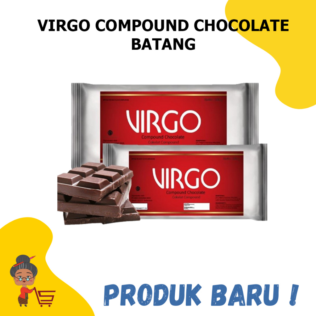 Jual VIRGO COMPOUND CHOCOLATE BATANG 250GR / VIRGO COMPOUND CHOCOLATE ...