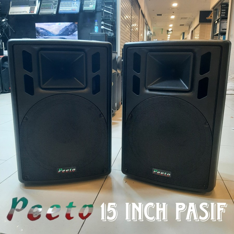 Jual SPEAKER PASIF 15 INCH PEETO CLASS 15 D, MAX POWER 800 WATT - 2 ...