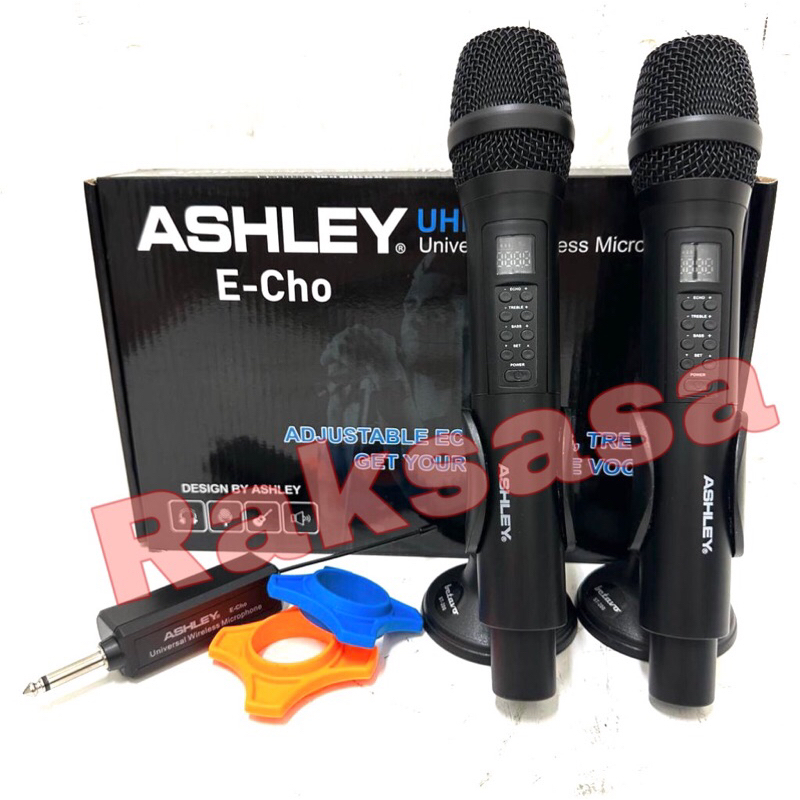 Jual mic wireless ashley E cho mic ashley echo original mic pegang ...