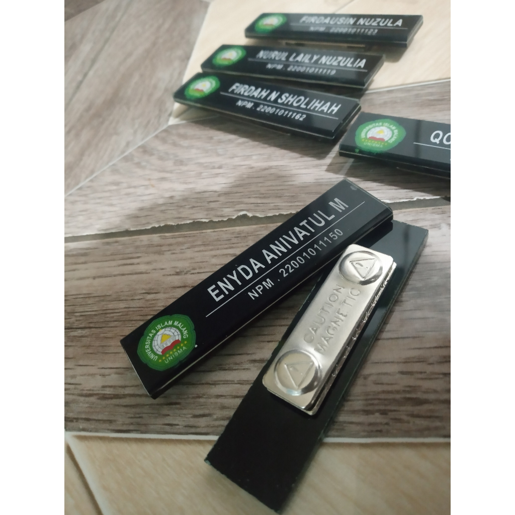 Jual Name Tag Nama Dada Instansi Persit PDL Magnet | Shopee Indonesia