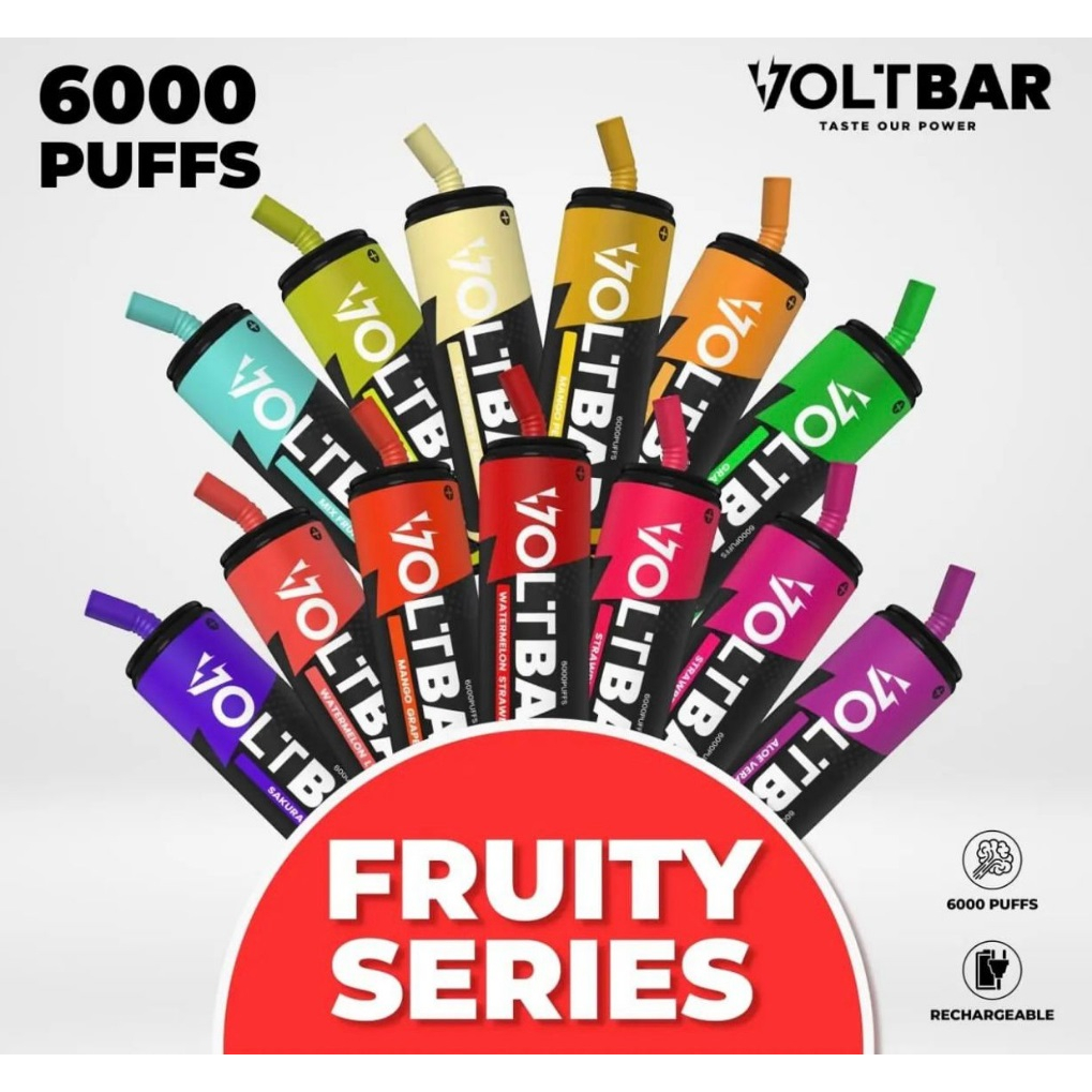 Jual VOLTBAR 6000 Puffs Fruity Series POD - MOD | Shopee Indonesia