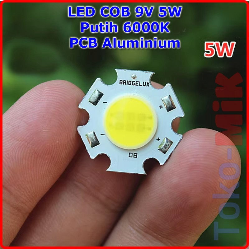 Jual LED HPL COB Putih PCB Alumunium DC 9V 5W | Shopee Indonesia