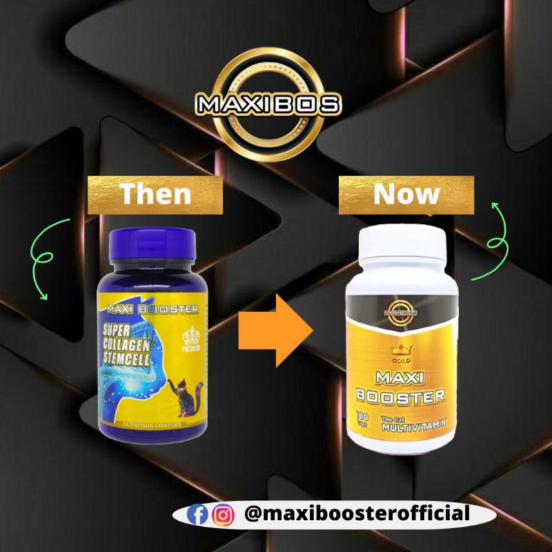 Jual MAXIBOS GOLD The Cat maxi booster premium vitamin kucing lengkap ...
