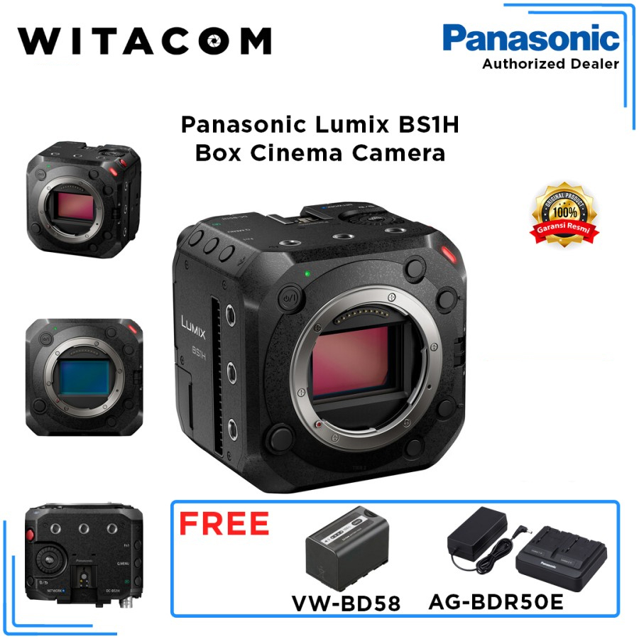 Jual Panasonic Lumix BS1H Cinema 4K Box Camera - Garansi Resmi | Shopee ...