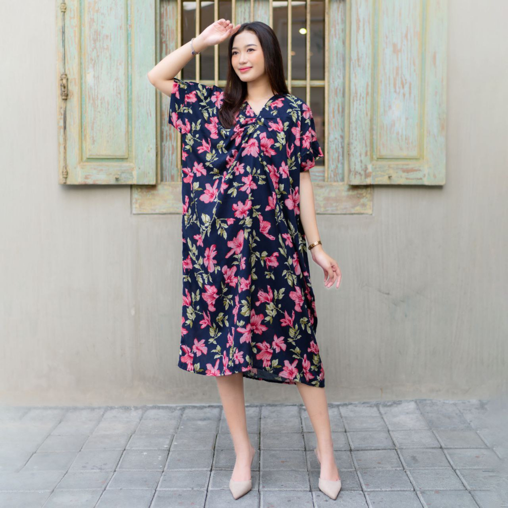 Jual daster kaftan series rayon viskos sritek kaftan jumbo ld 150cm ...