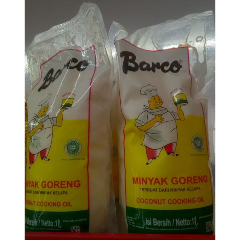 Jual BARCO MINYAK GORENG MINYAK KELAPA 1 LITER | Shopee Indonesia