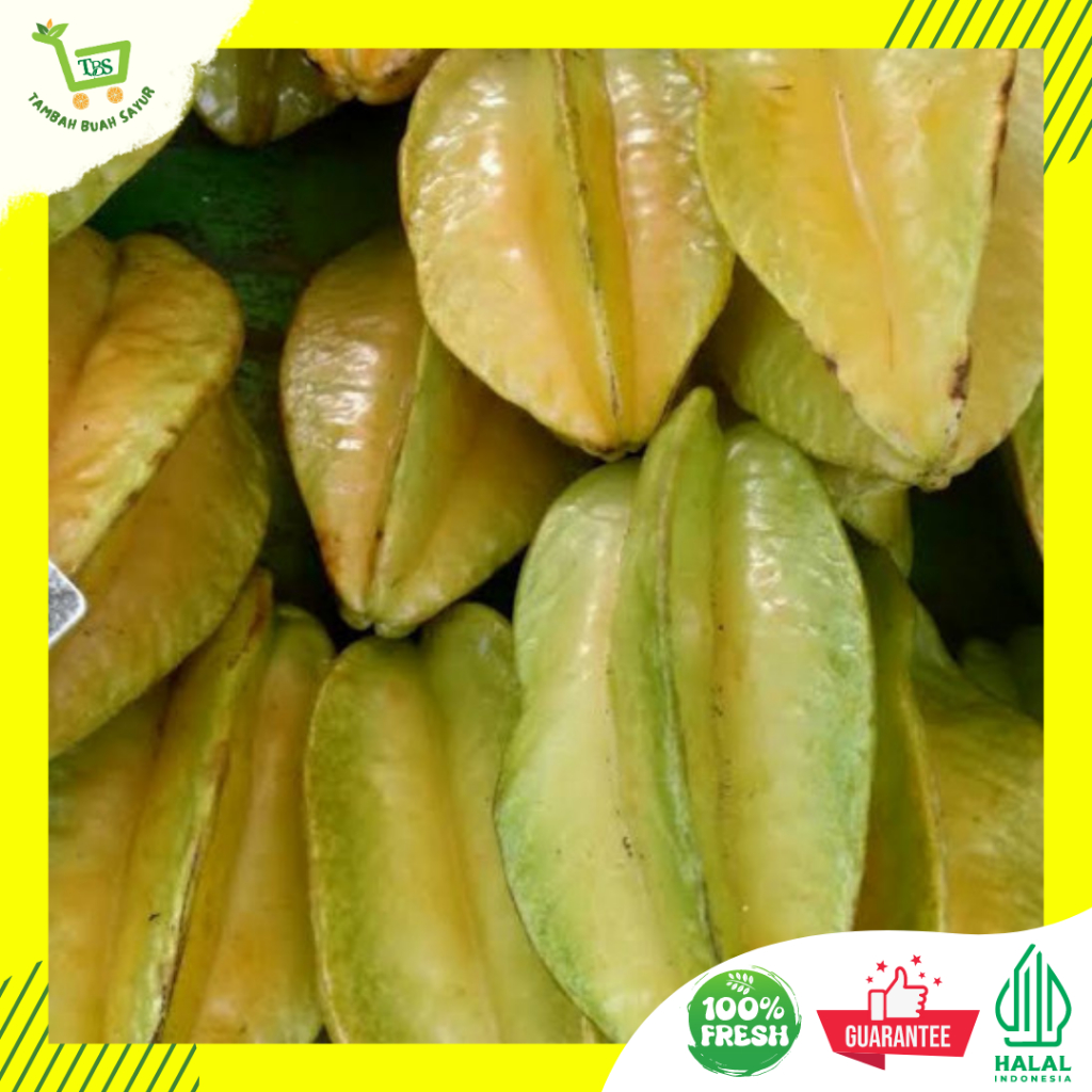 Jual BELIMBING 1 KG (KHUSUS SAMEDAY DAN INSTAN) | Shopee Indonesia