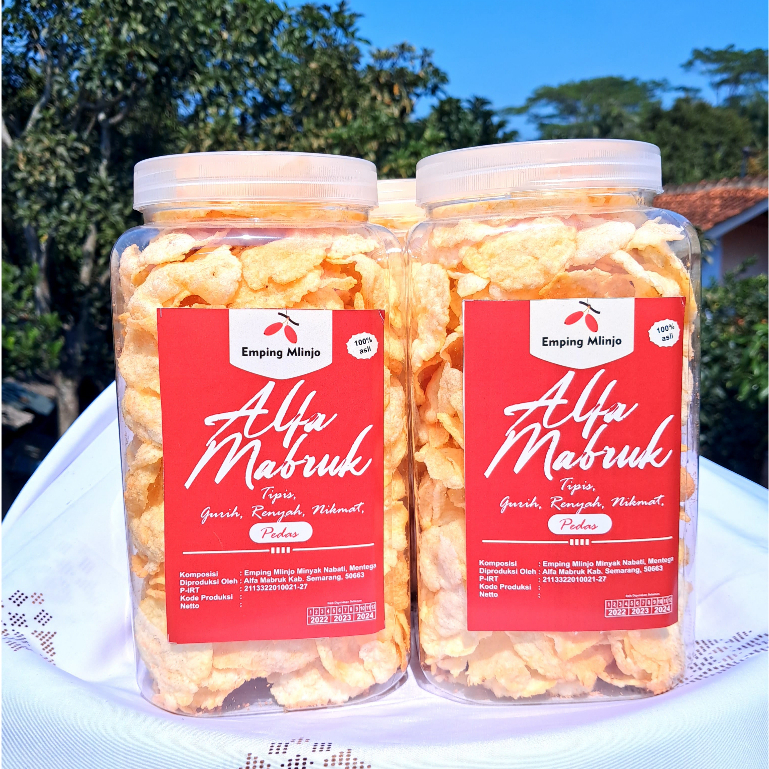 Jual Keripik Makanan Emping Melinjo Pedas Manis Balado Gurih Nikmat ...