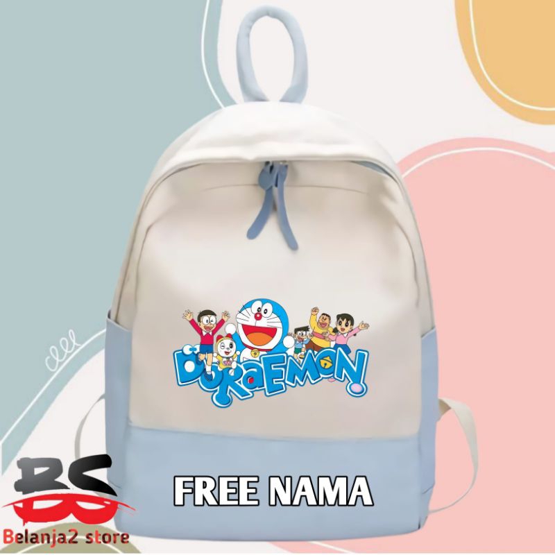 Jual TAS RANSEL ANAK DORAEMON TERBARU FREE NAMA | Shopee Indonesia