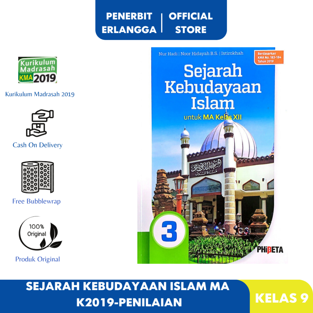 Jual [Erlangga Official] Sejarah Kebudayaan Islam Ma Kelas 12 Lulus Penilaian - Kurikulum 2019 ...