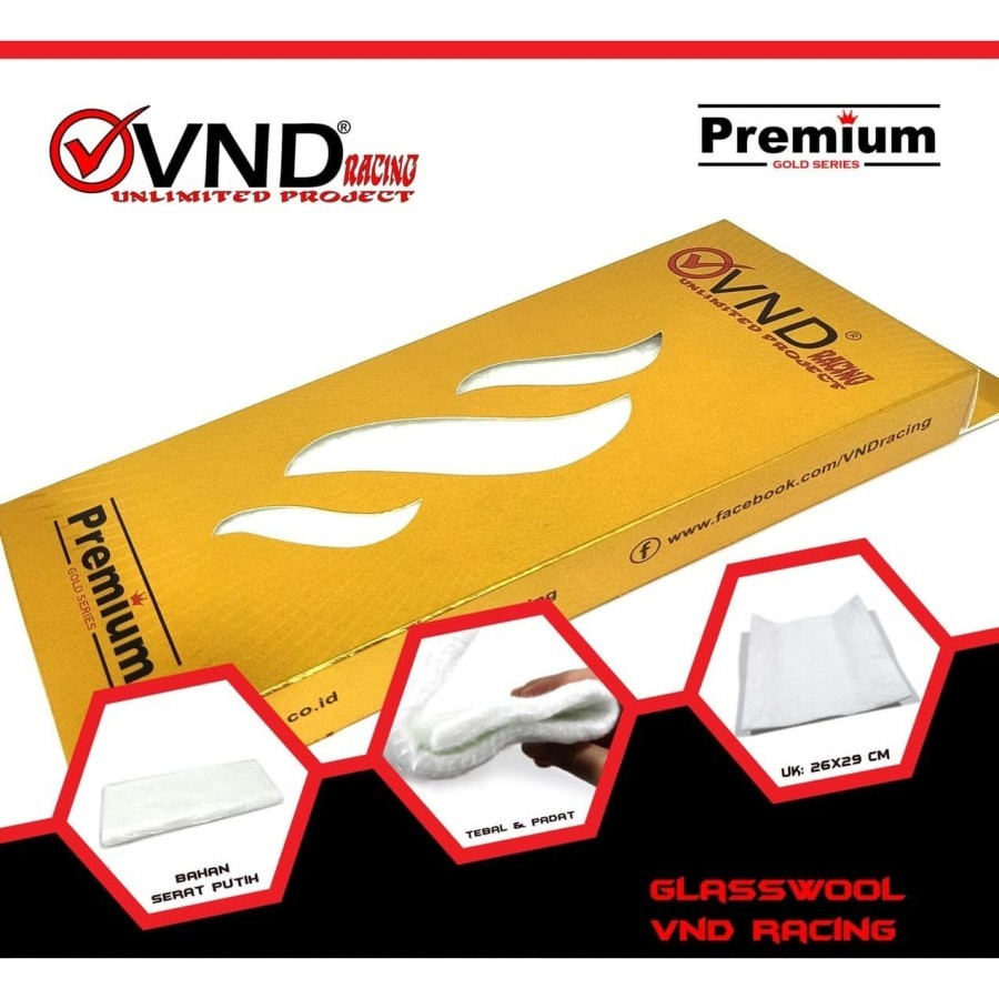 Jual GASWOOL GLASSWOOL GASPUL KNALPOT VND RACING ASLI | Shopee Indonesia