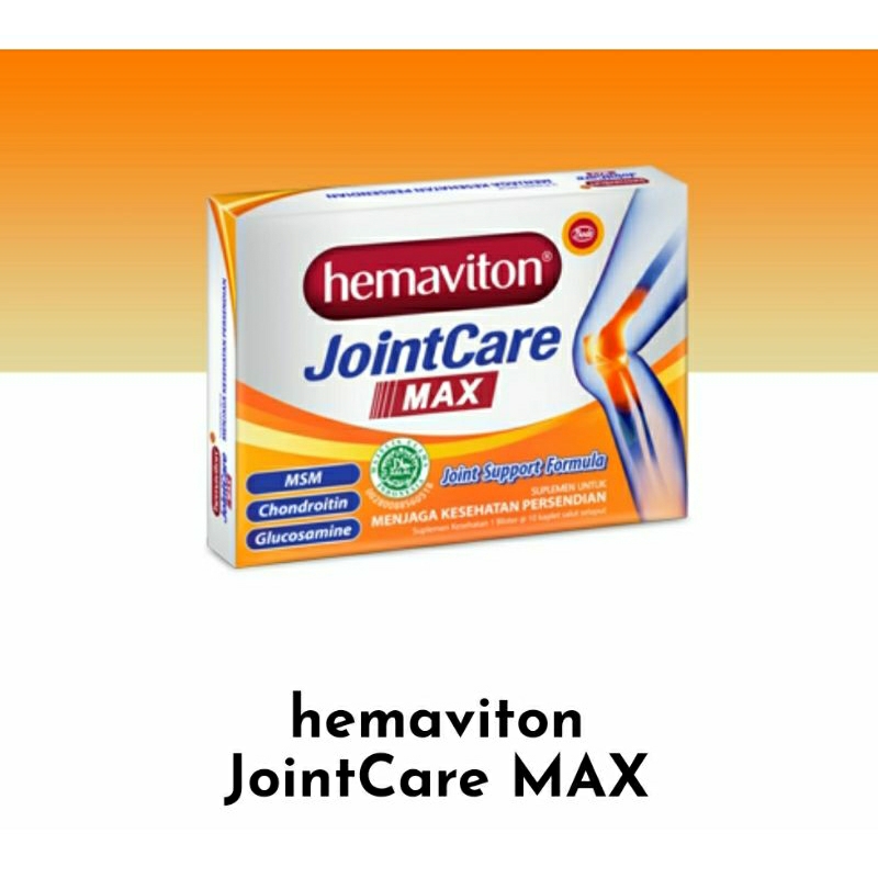 Jual Hemaviton JointCare MAX isi 10 Vitamin Kesehatan Sendi Health ...