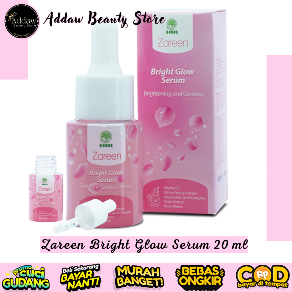 Jual ZAREEN BRIGHT GLOW SERUM 20 ML | Shopee Indonesia