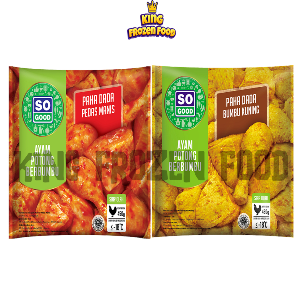 Jual So Good Ayam Potong Paha Dada Pedas Manis/Bumbu Kuning 450G ...